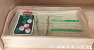December Fine Motor Shelf