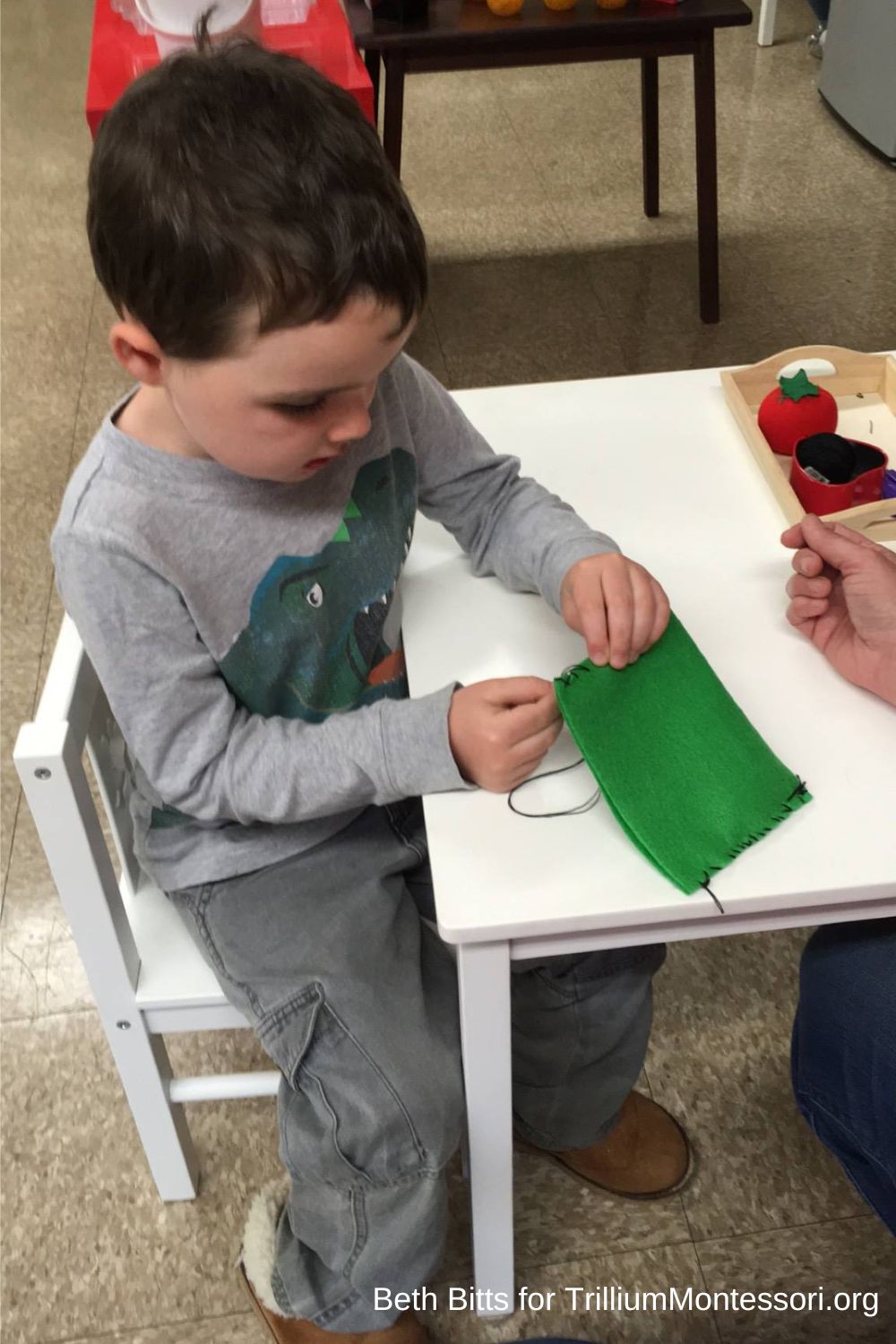 Montessori Sewing Activities for Preschool